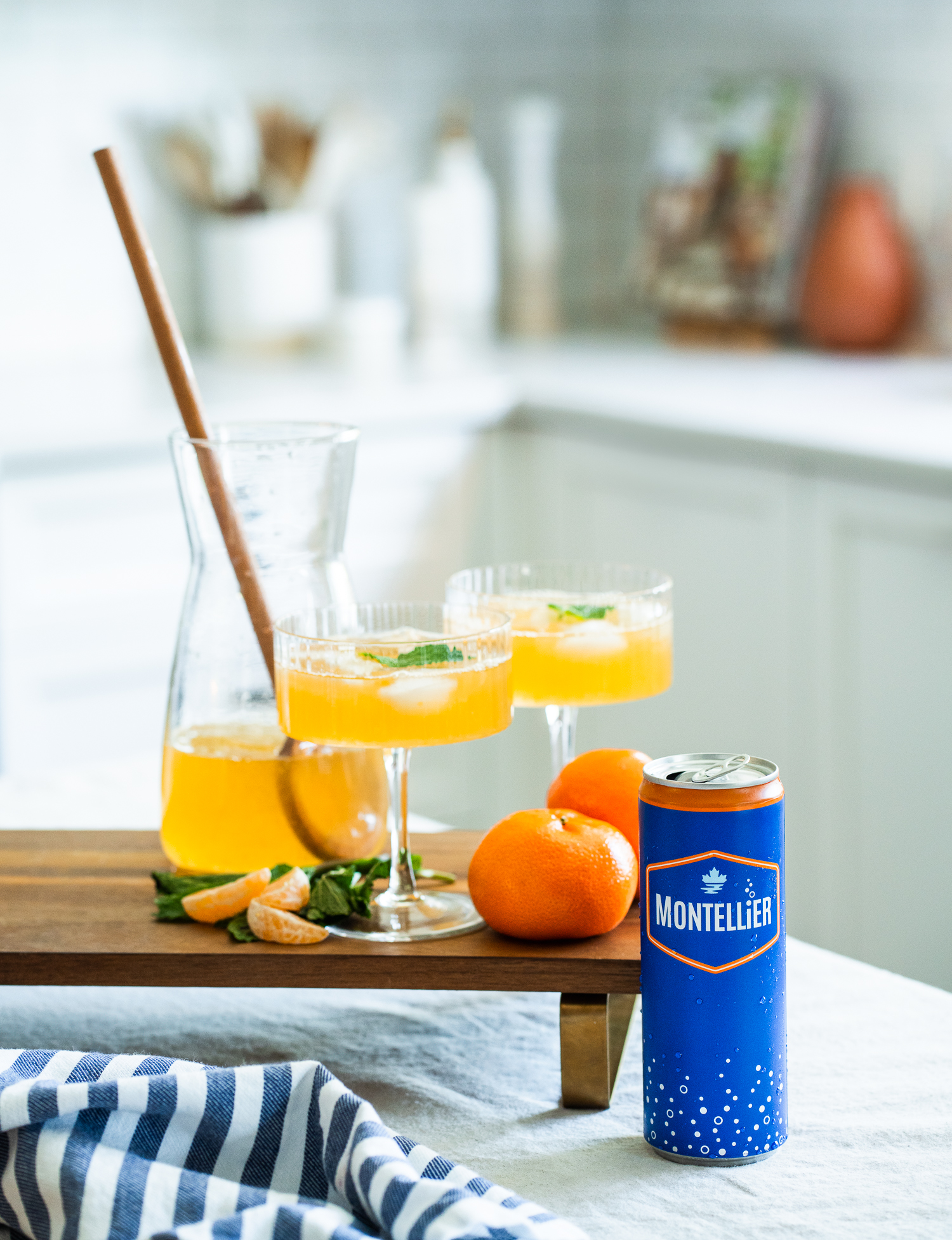 MONTELLIER SPARKLING MINT AND CLEMENTINE MOCKTAIL - Montellier